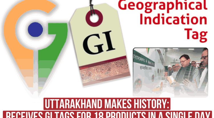 Uttarakhand Makes History: Receives GI Tags for 18 Products in a Single ...